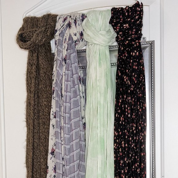 Accessories | 43 Scarf Lot Bundle 4 Scarves | Poshmark